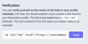 How to verify your WordPress site on Mastodon? | Packted